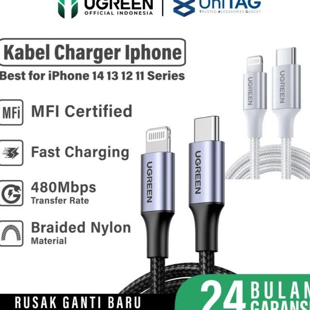 Jual Ugreen Abel Data Fat Charging 16 15 14 13 12 11 Pro Ma Plu Charger ...