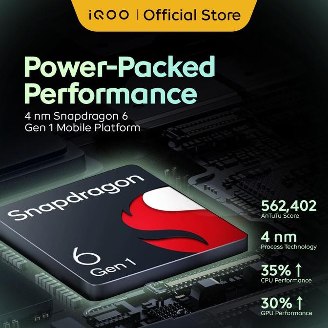 Jual Iqoo Z9X (8/256) Snapdragon 6 Gen 1 4Nm (Antutu 570,456+), 6000 Mah, 1000 Nits 120Hz Eye ...