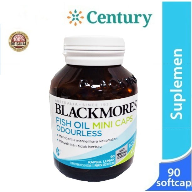 Jual BLACKMORES FISH OIL MINI KAPSUL 90 Caps/ EPA / DHA / OMEGA 3 | Shopee Indonesia
