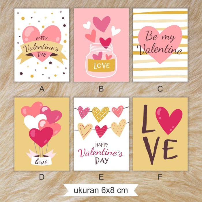 Jual Stiker/Label Ucapan/label hadiah Valentine Sweet Cute Romantis Vol ...
