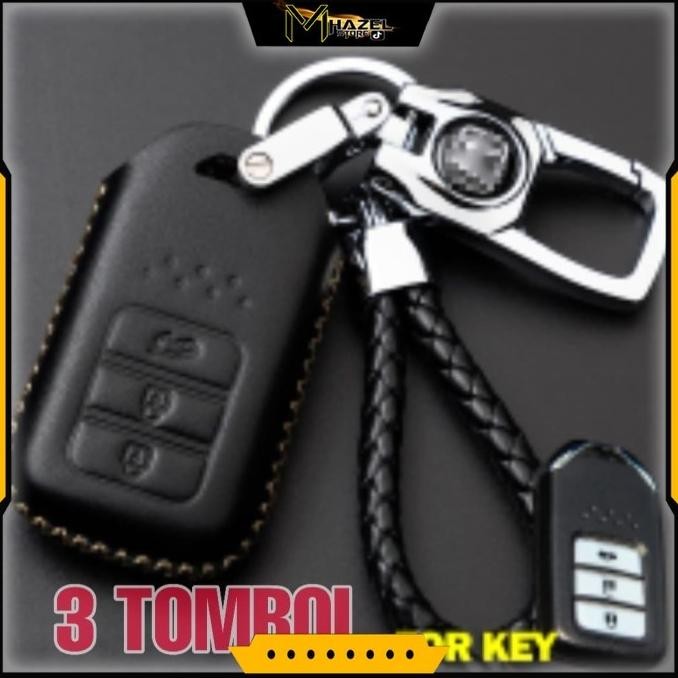 Jual Gantungan Sarung Kulit Kunci Remote Keyless Mobil Honda Crv Civic ...