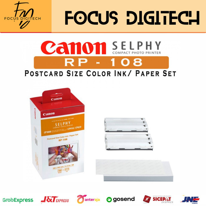 Jual PAPER CANON RP-108 For PRINTER SELPHY - PAPER CANON | Shopee Indonesia