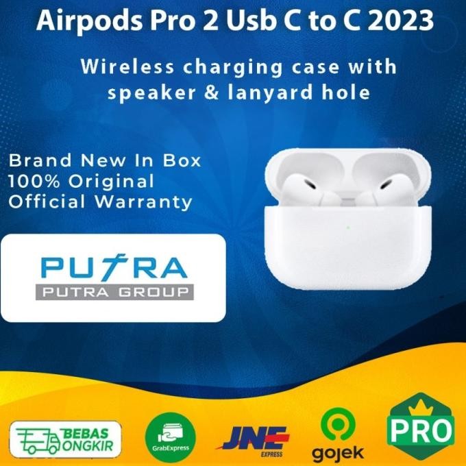 Jual (Resmi) Apple Airpods Pro 2 2023 Airpod Usb C Magsafe Wireless ...