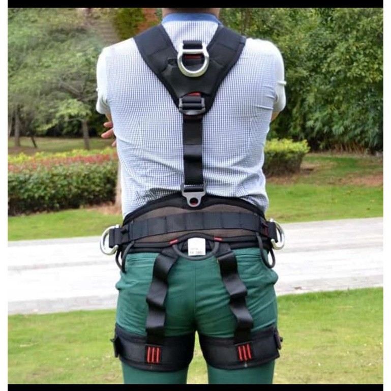 Jual Fullbody harness Safety Xinda flying Fox rope accsses climbing ...