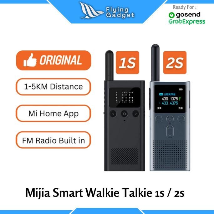 Jual Xiaomi Mijia Smart Walkie Talkie 2S / 1S FM Radio HT Intercom ...