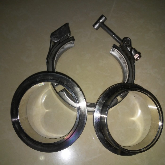 Jual Populer Clamp Turbo (V-Band Clamp Quick Release) Ukuran 3-1/2 Inch ...