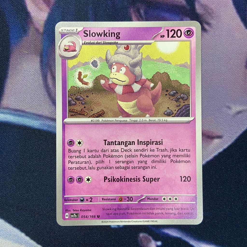 Jual pokemon (ID) slowking - SV7s 054/166 - U | Shopee Indonesia