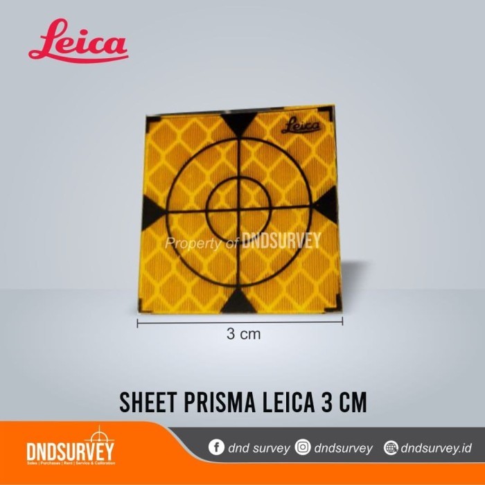 Jual Sticker Sheet Target Prisma 3Cm Leica Total Station Topcon Sokkia ...