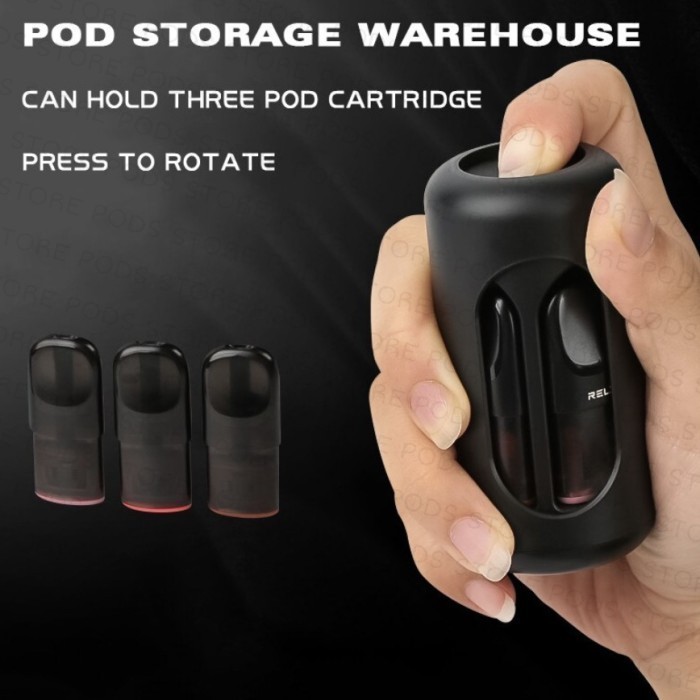 Jual Relx Pod Rotating Cabin Cartridge Rotate Storage Case | Shopee ...