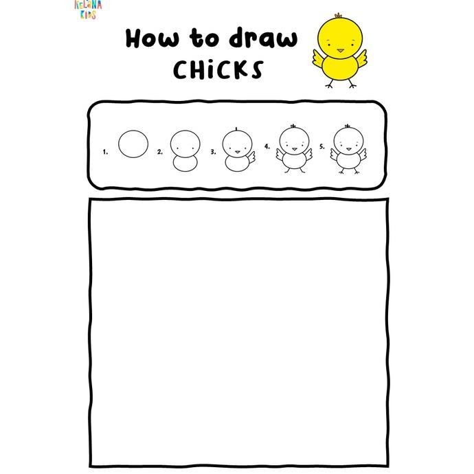 Jual Original Printable Worksheet How To Draw Aktivitas Cara Menggambar ...