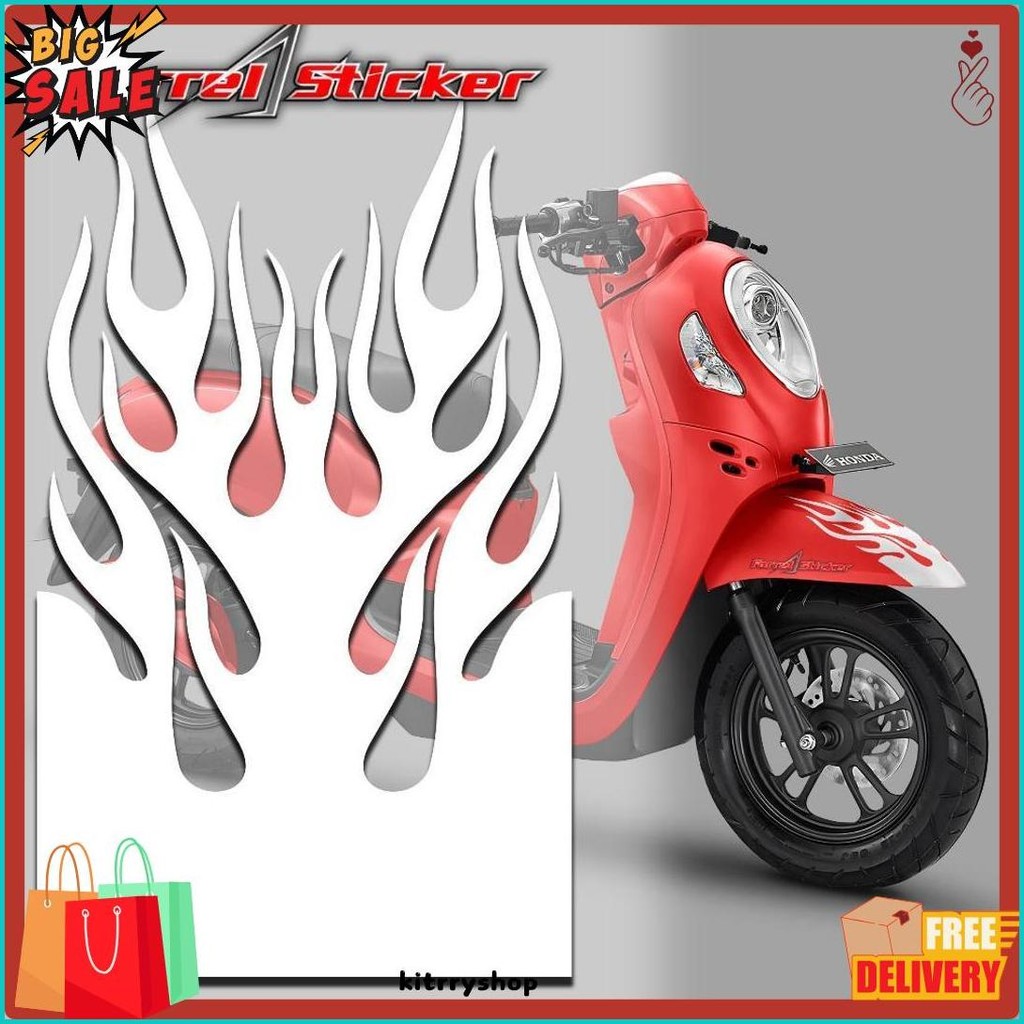 Jual Stiker Spakbor Sticker Tribal Api Motor (Order Sebelum Ketinggalan ...