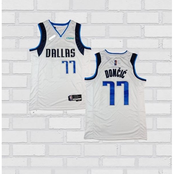 Jual Baju Jersey Basket Swingman Nba Luka Doncic Dallas Maveris Putih ...
