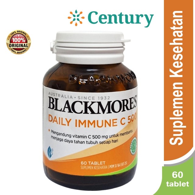 Jual BLACKMORES DAILY IMMUNE C 500 60TAB / VITAMIN C / SUPLEMENT KESEHATAN / DAYA TAHAN TUBUH ...