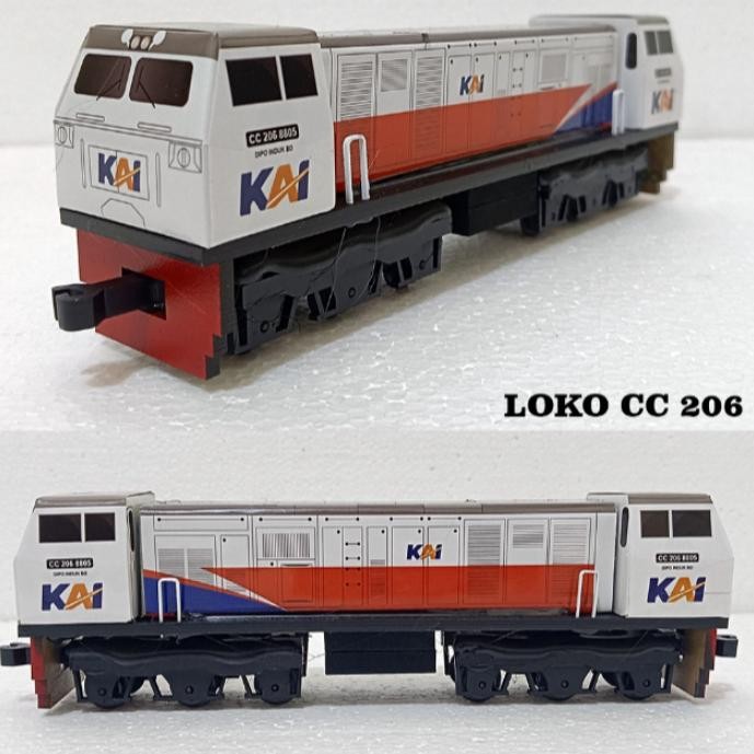 Jual ZAI-2530 mainan edukasi Mainan miniatur Kereta Api Indonesia ...