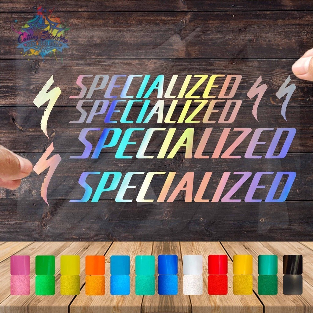Jual Cutting Stiker Specialized Variasi Sepeda Sticker Frame Aksesoris ...