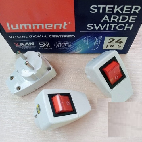 Jual Lumment Steker Arde + Switch Saklar ON / OFF SNI | Shopee Indonesia