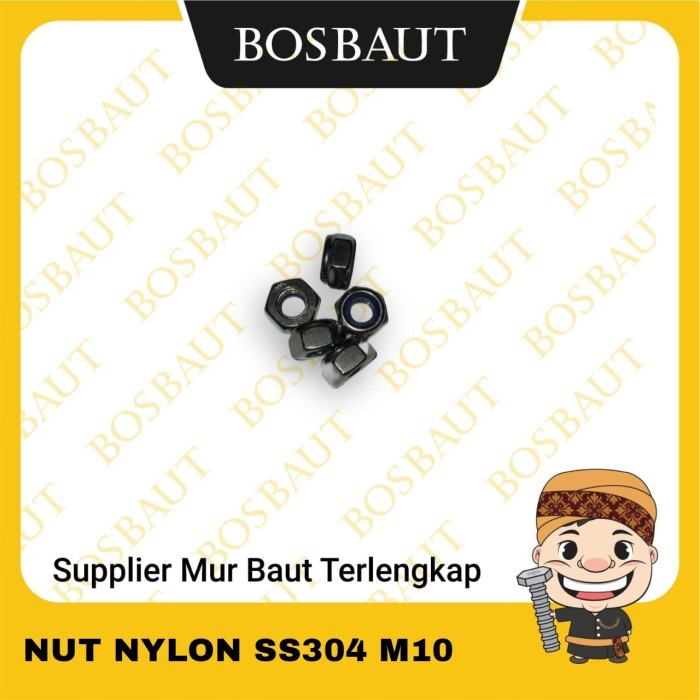 Jual LOCKNUT SS304 - MUR NYLON SUS304 - NUT NYLON - MUR NILON ...