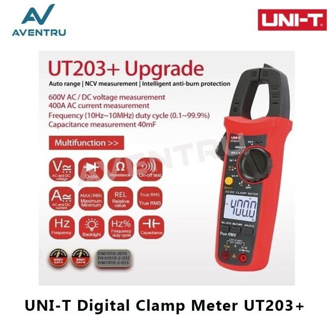 Jual HARGA DISC - Uni-T UT203+ UT 203+ Clamp Meter Multimeter Digital ...