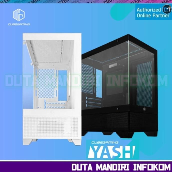 Jual Cube Gaming Yash - Tempered Glass M-Atx Gaming Case Baru!! | Shopee Indonesia