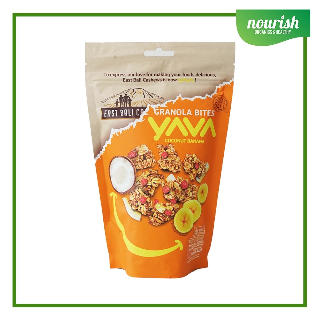 Jual East Bali Cashew (YAVA), Granola Bites Coconut Banana 125gr ...