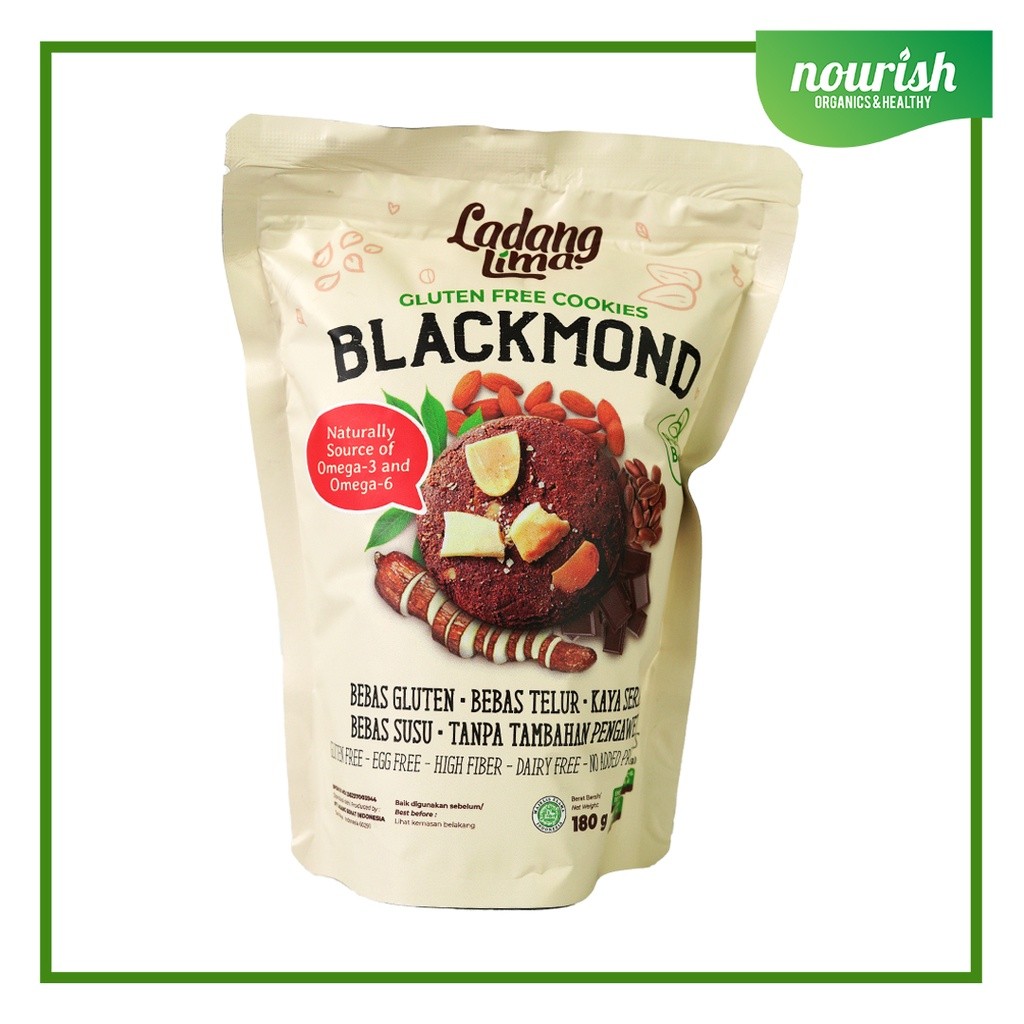 Jual Ladang Lima, Gluten Free Blackmond Cookies (180 gr) | Shopee Indonesia