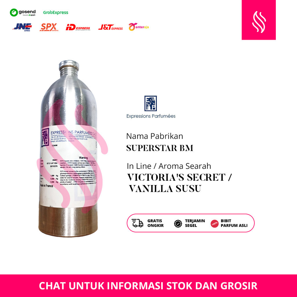 Jual JUAL BIBIT PARFUM ASLI - EXPRESSION - SUPERSTAR BM - SEGEL - 1 KG ...