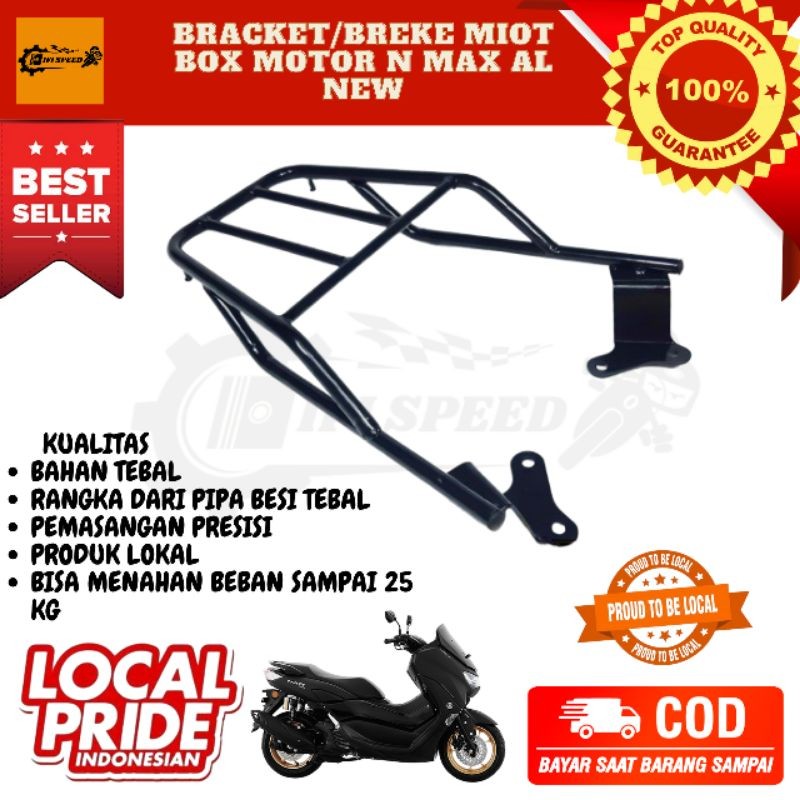 Jual BRACKET BREKET BEHEL BEGEL BOX JOK MOTOR YAMAHA ALL NEW N MAX 2020 ...