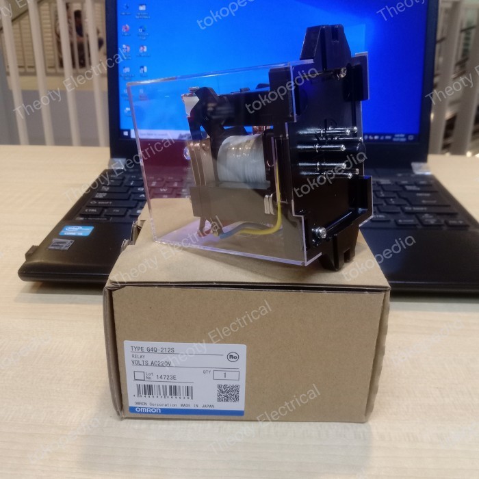 Jual Relay Omron G4Q-212S 220Vac 8 Pin Relay Omron G4Q-212S 220Vac ...