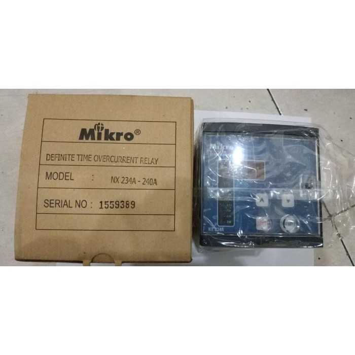 Jual Mikro Nx234A-240A Overcurrent Relay (Old Type: Mk234A-240A ...