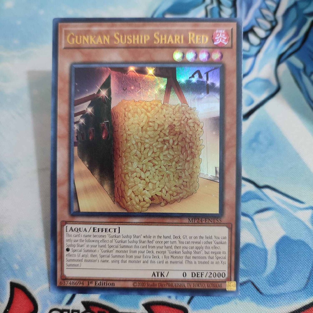Jual yugioh gunkan suship shari red MP24 ultra rare original | Shopee Indonesia