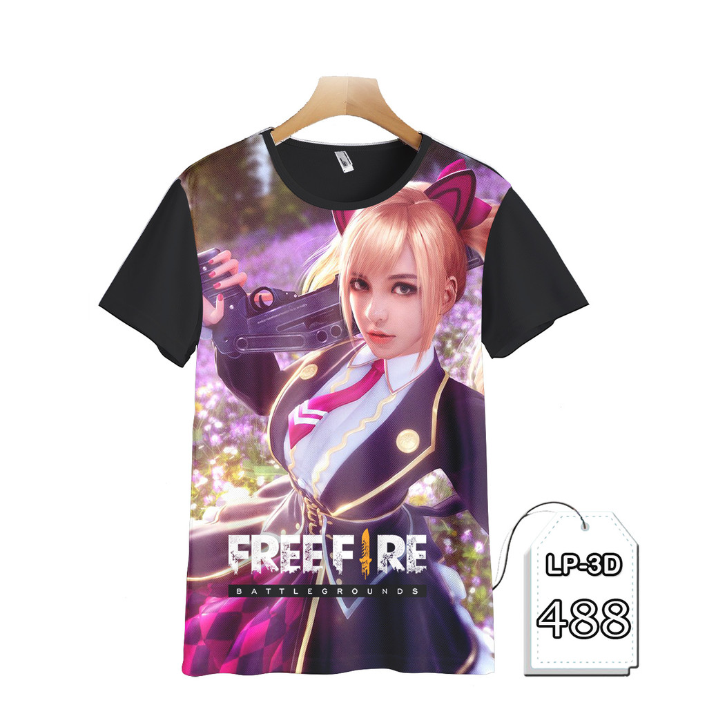 Jual Baju Free Fire Carolina Baju Anak dan Dewasa 3D Game Animasi LP3D ...