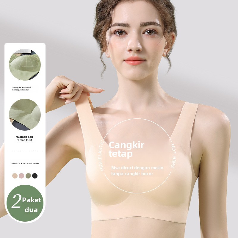Jual Bra Tidur Nyaman Tembus Udara untuk Wanita, Pakaian Dalam Dada ...