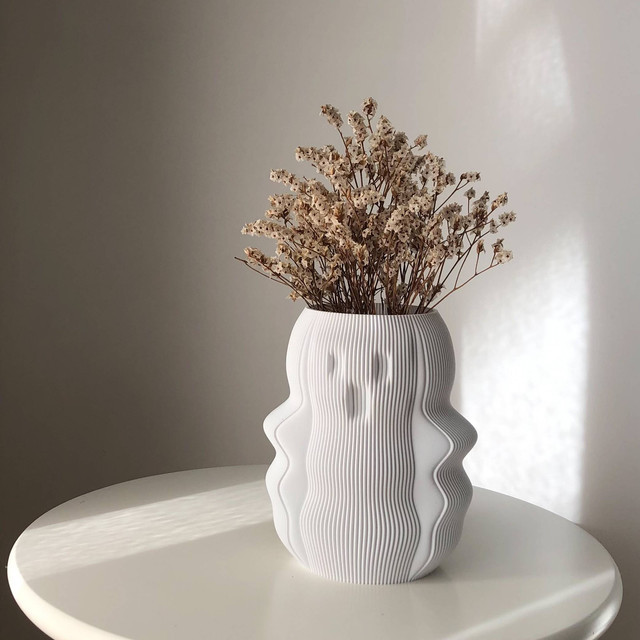 Jual 3D Print Aesthetic Lu Cop Design Flower and Plant Vase / Vas Bunga ...