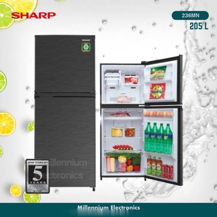 Jual KULKAS SHARP SJ 236 MN LEMARI ES 2 PINTU SJ236MN SJ 236MN | Shopee ...