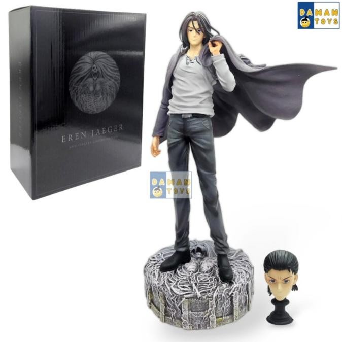 Jual EREN YEAGER ACTION FIGURE ATTACK ON TITAN STATUE TERBATAS | Shopee ...