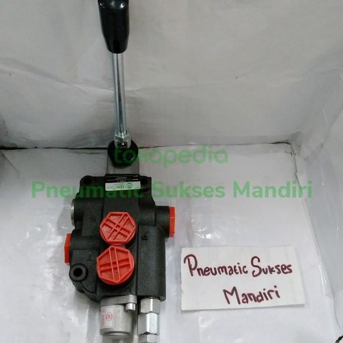 Jual HAND VALVE HYDRAULIC MONOBLOCK 80LPM P80 3/4 INCH 1 HANDLE SPRING ...