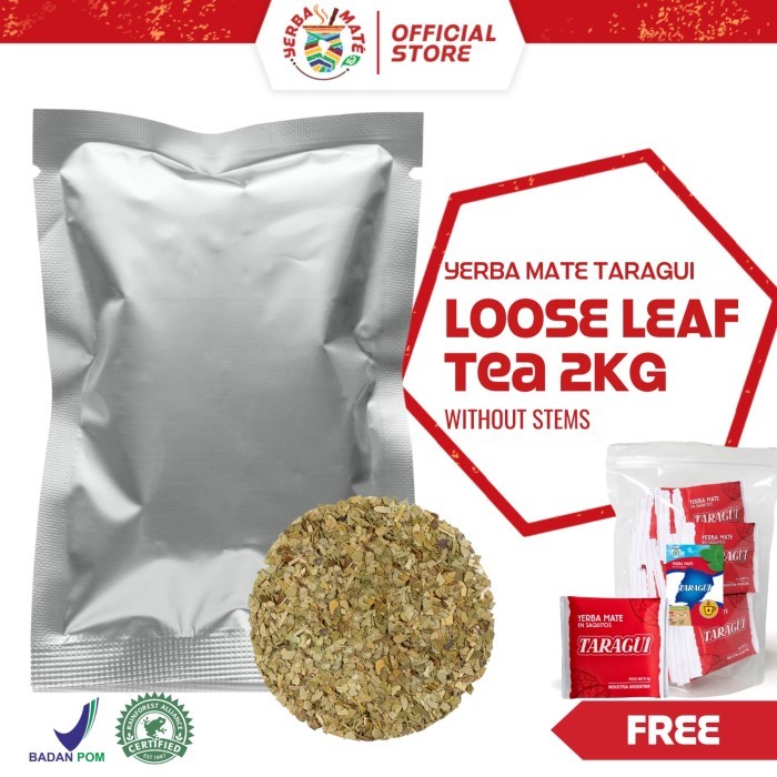 Jual Yerba Mate Taragui Bulk Loose Leaf 2 Kg Teh Botanikal Argentina ...