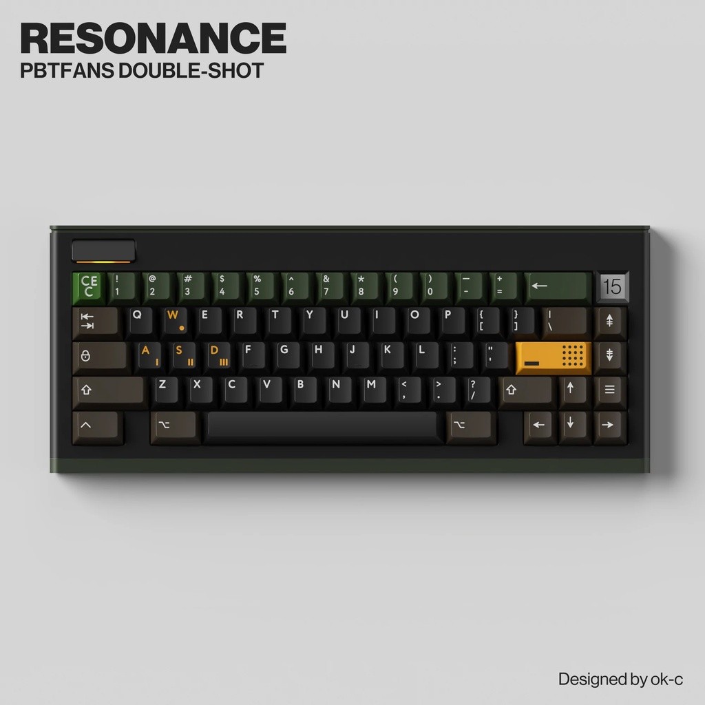 Jual KBDfans Pbt Fans Resonance Keycaps Kit Artisan |5064FB80| | Shopee ...