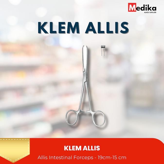 Jual Allis Clamp / Klem Allis / Allis Intestinal Forceps | Shopee Indonesia