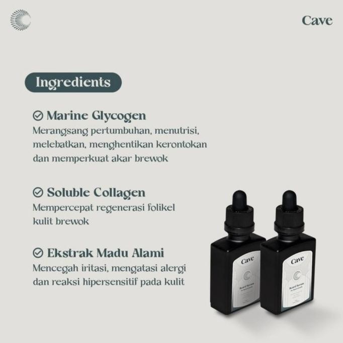 Jual [Cavemens] Cave Beard Serum - Penumbuh Brewok By Cave.Id ...