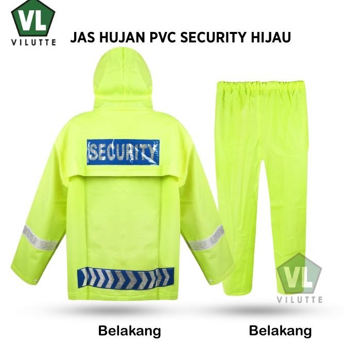Jual nap [PREMIUM] Jas Hujan Security Satpam Setelan -Jas Hujan PVC ...
