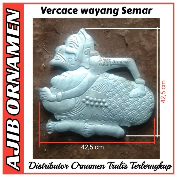Jual Ready ornamen pagar besi tempa wayang semar besi plat | Shopee ...
