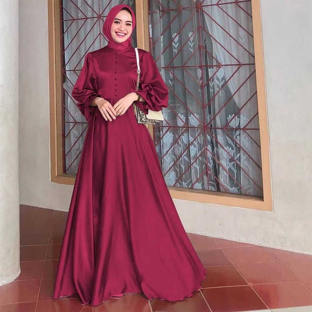 Jual Pakaian Fashion Muslim Baju Dreas Pesta Syari Viral Dres Muslimah ...
