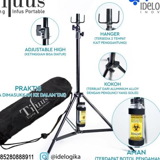 Jual Tifuus ( Tiang Infus Portable ) Free Tas Dan Botol | Shopee Indonesia