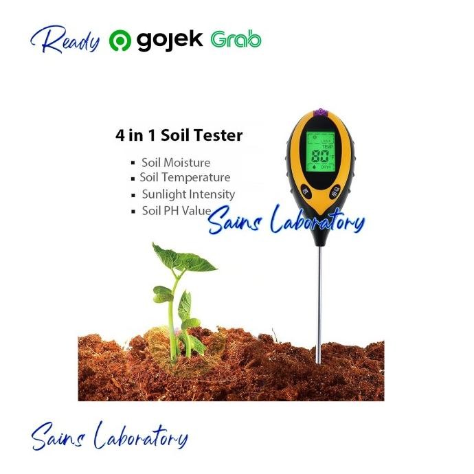 Jual Termometer Tanah Digital Soil Analyzer Tester Meter Alat Ukur pH ...