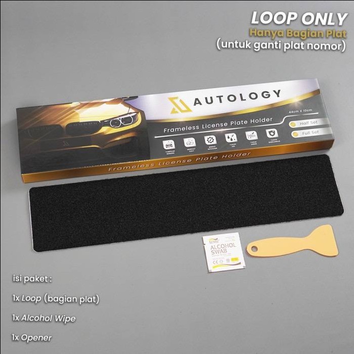 Jual Frameless License Plate Holder Autology HANYA BAGIAN PLAT (LOOP ...