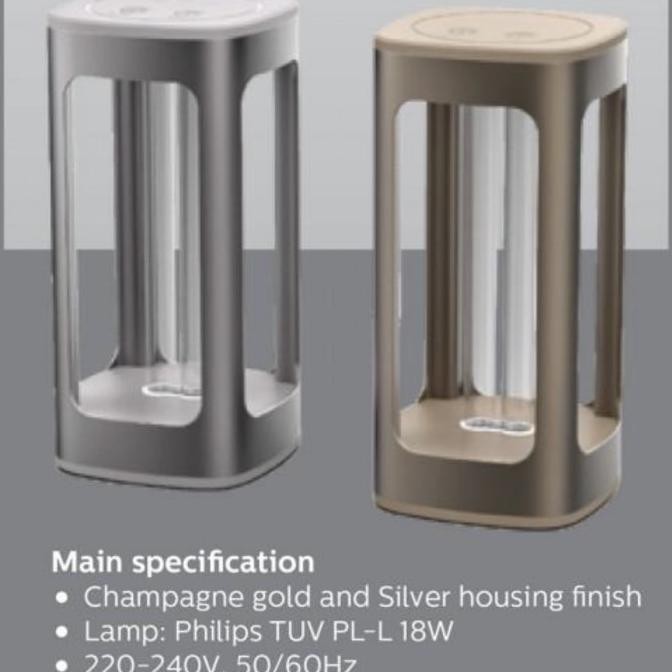 Jual Uv-C Disinfektan Sterilizer Ultraviolet Lampu Philips With Sensor ...