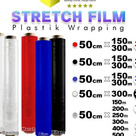 Jual Plastik Wrapping 50Cm Stretch Film Wraping Delko Wrap Ter Satuan ...