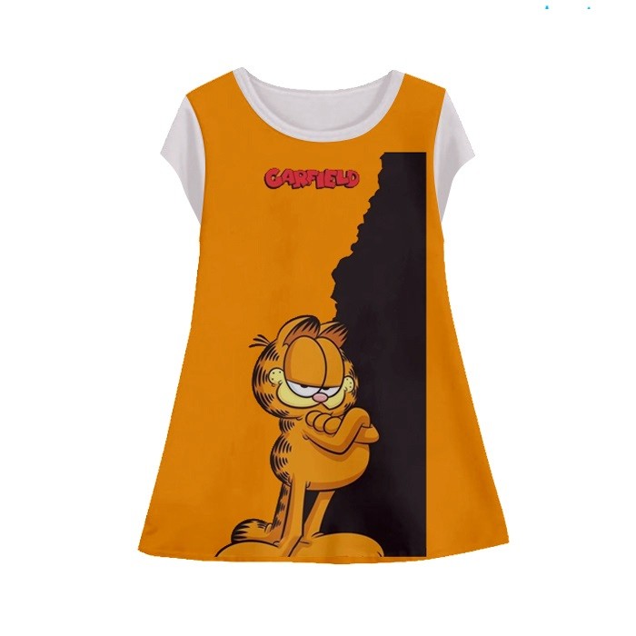 Jual Baju Dress Anak Perempuan Garfield v4 Tunik Anak Wanita Garfield-4 ...