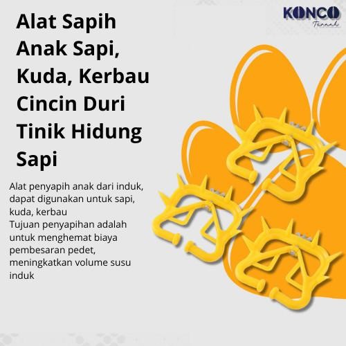 Jual Alat Sapih Anak Sapi, Kuda, Kerbau Cincin Duri Tinik Hidung Sapi ...